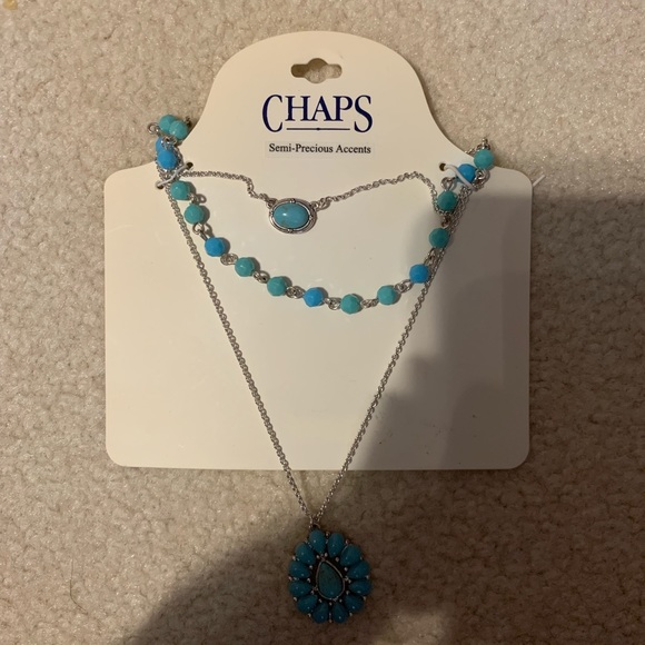 Chaps | Jewelry | Turquoise Chaps Layered Necklace | Poshmark